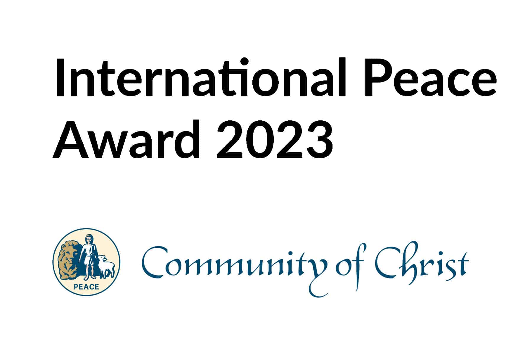 CPT recipient of the International Peace Award 2023