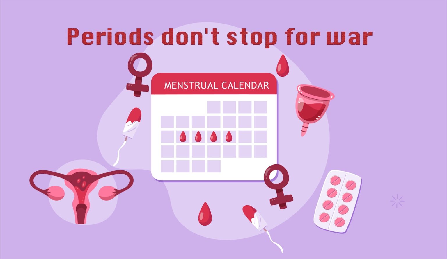 Menstrual periods don’t stop for wars | Palestine
